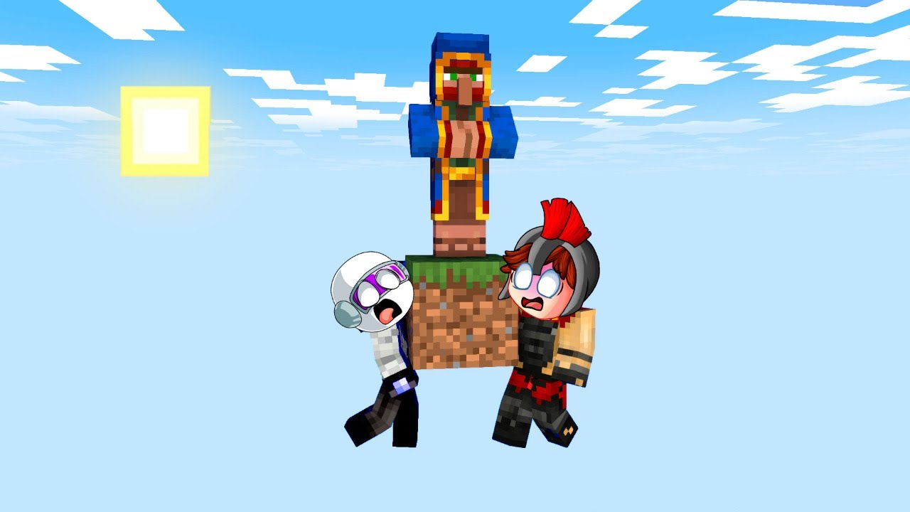 ¡NO HAY ESPACIO PARA TRES! 😂 ¡¿QUIÉN MORIRÁ? 😱 SKYBLOCK INVICTOR EN ...