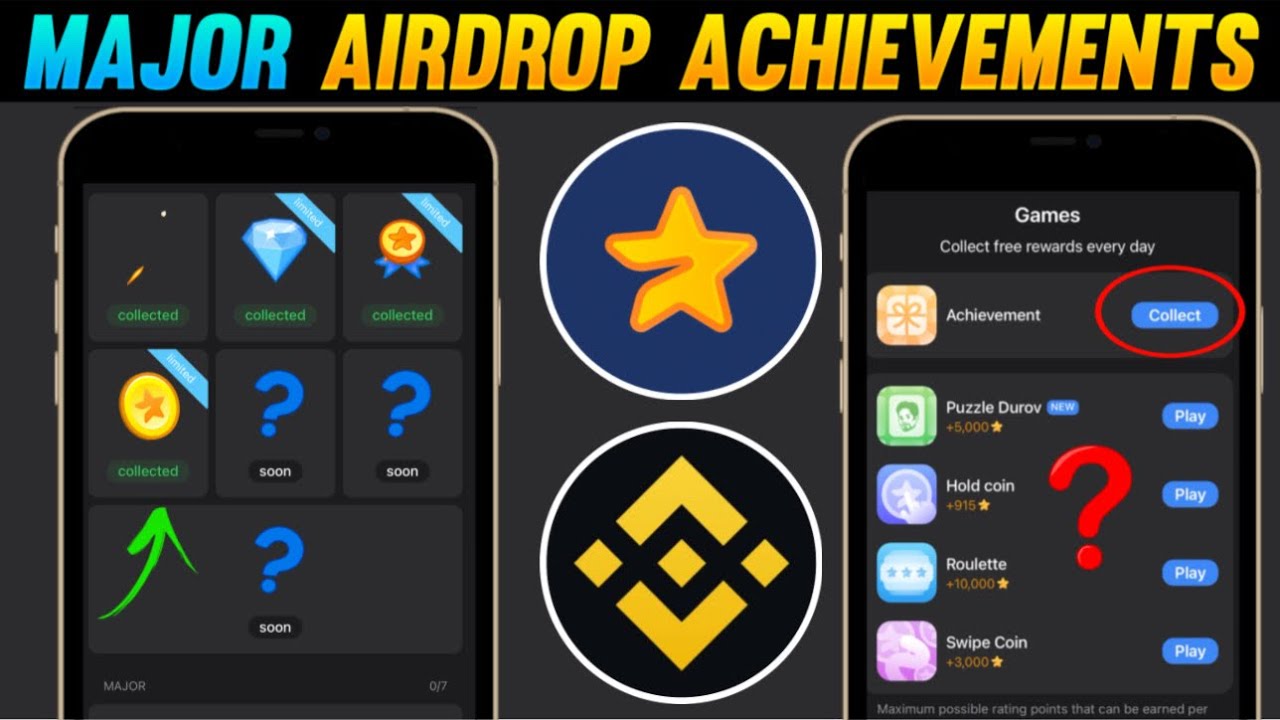 Major Airdrop Daily Achievement | Major airdrop hidden achievements ...