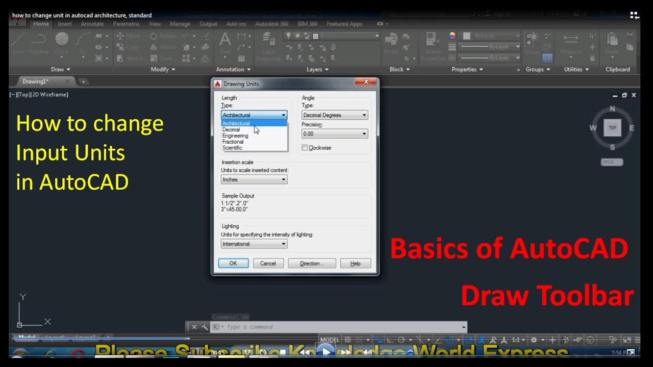 How To Change Unit In Autocad Architecture Standard Decimal Unit Etc how-to-change-unit-in-autocad-architecture-standard-decimal-unit-etc