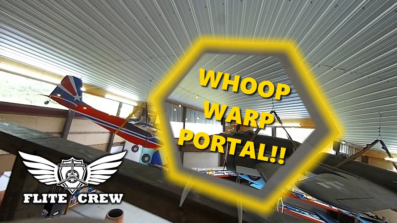 Whoop Warp Portals at Pilot Institute Hangar - YouTube