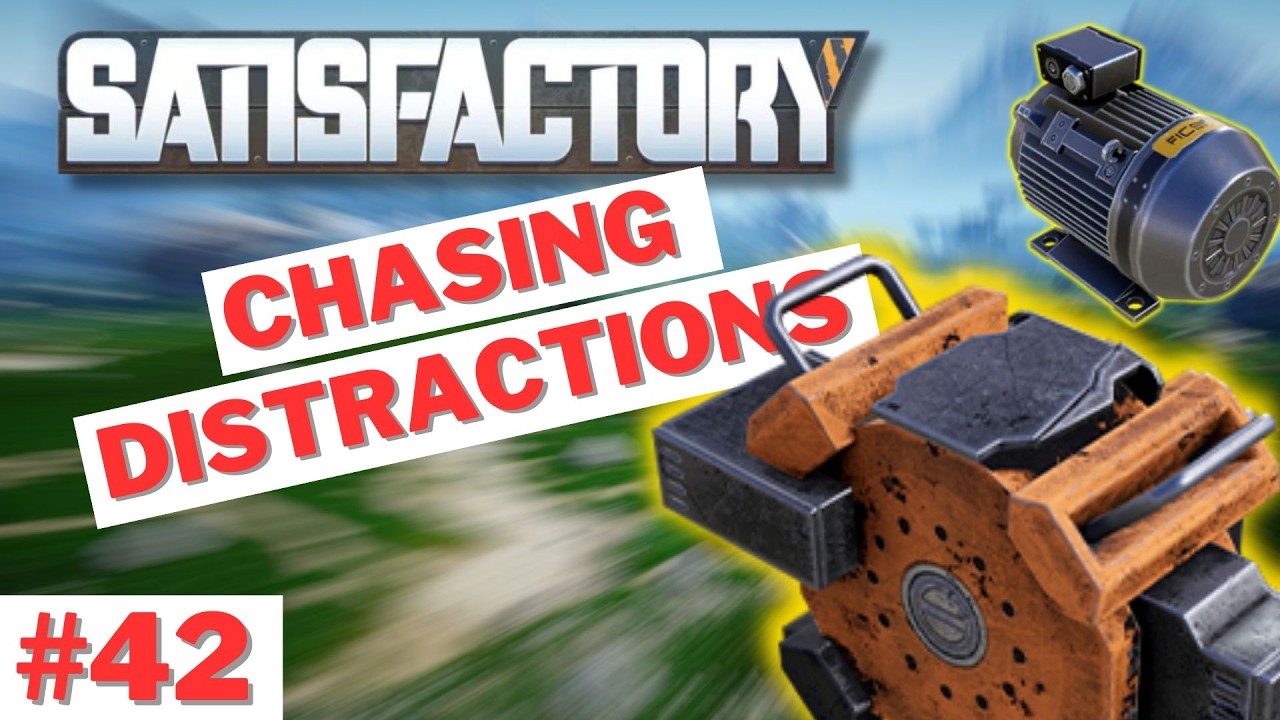 Putting together a quick motor factory. [Satisfactory 42] - YouTube