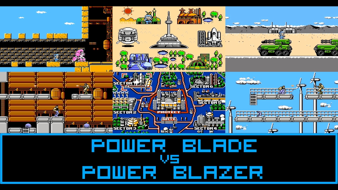 Retro History: Power Blade VS Power Blazer - YouTube