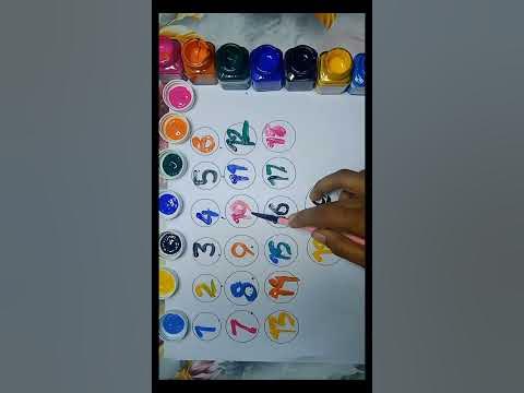 #kids 123#numeric number.with color, counting,learn with me - YouTube