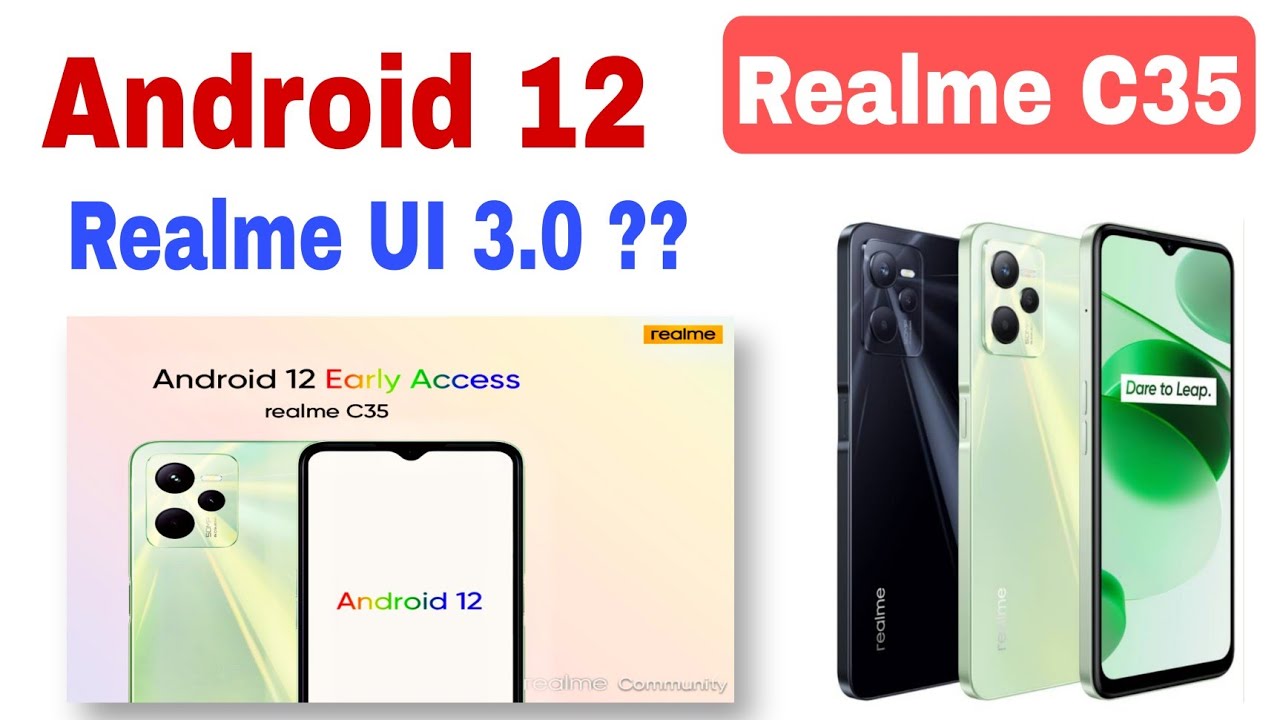 Android 12 Update | Realme C35 New System Update - YouTube