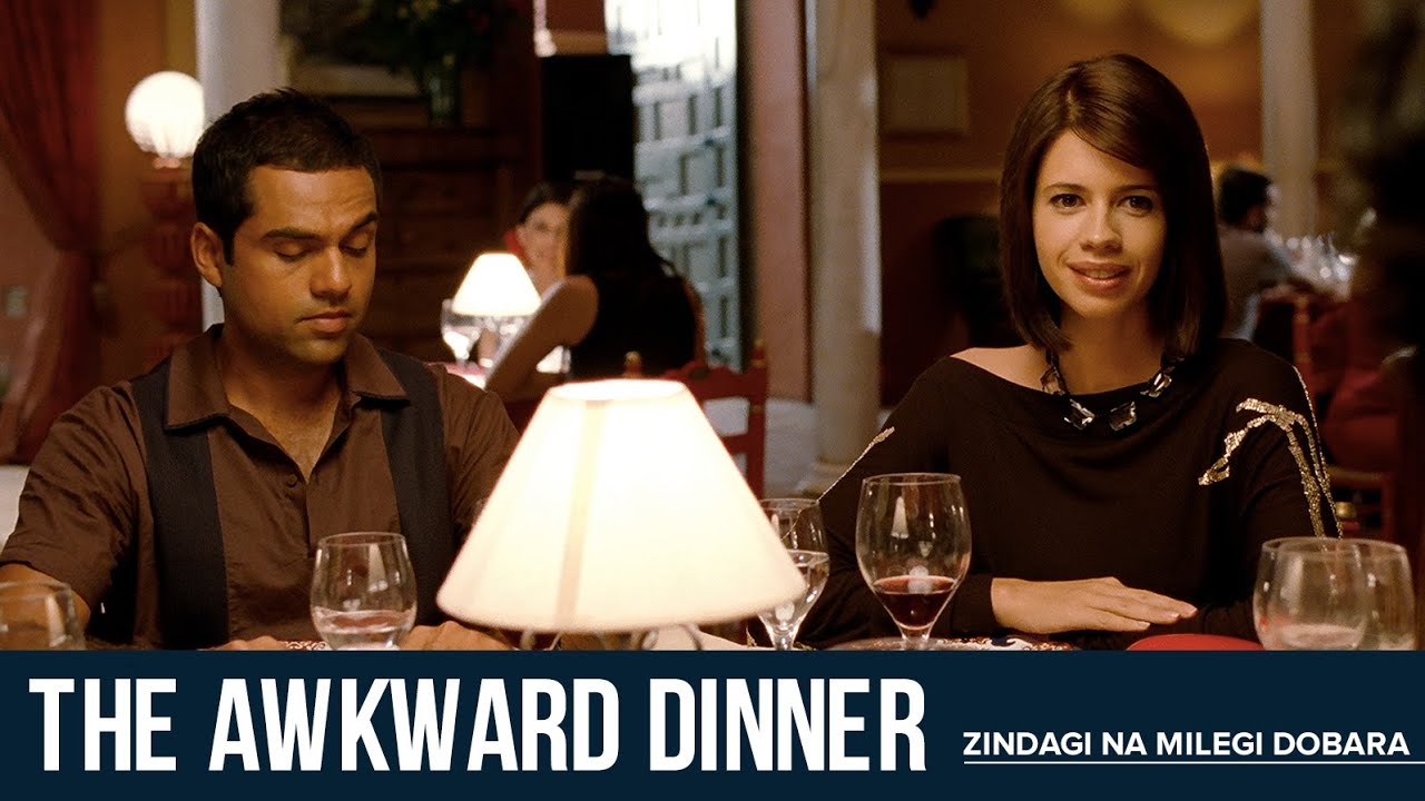 The Awkward Dinner| ZNMD | Hrithik Roshan| Abhay Deol| Farhan Akhtar ...