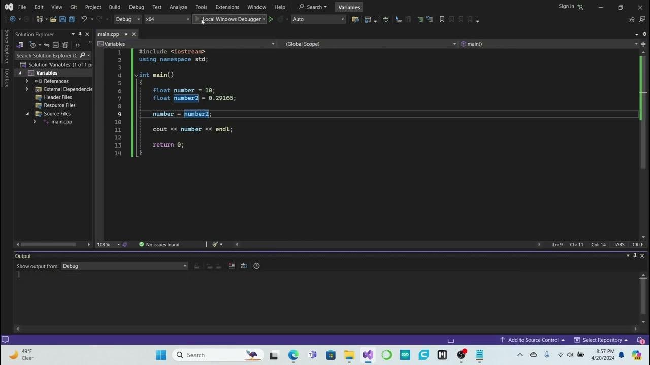 Unlock C++ part 2: Variables and Data Types - YouTube