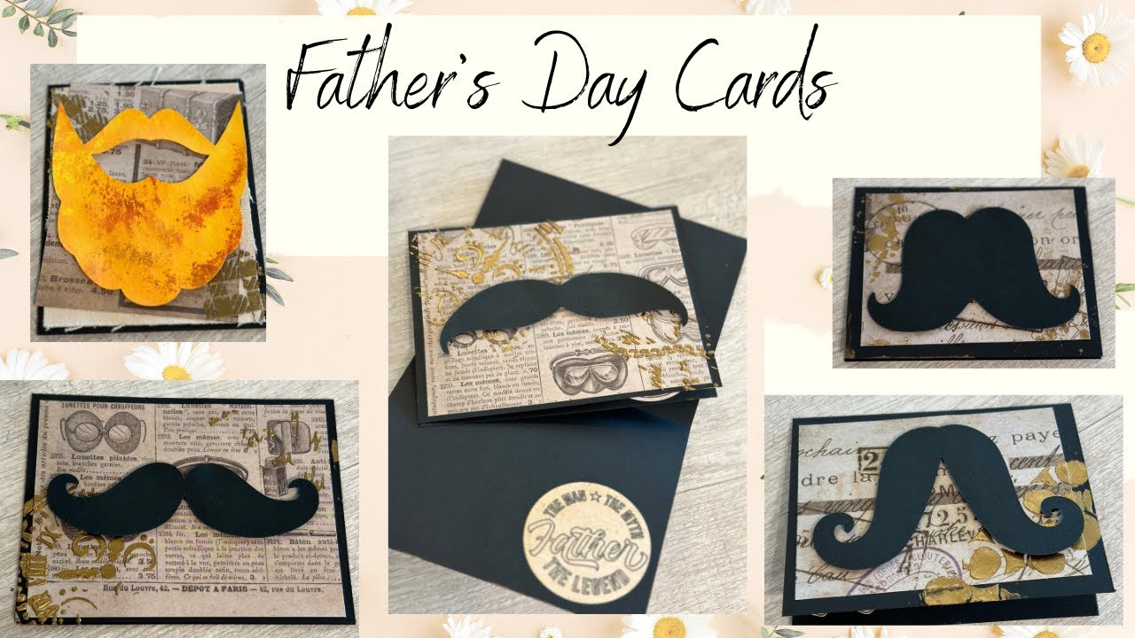 Mustache Greeting Cards - YouTube