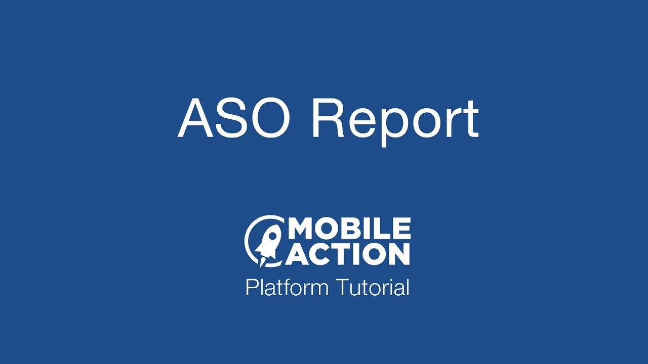 ASO Report Tutorial - How to Get an ASO Keyword Rankings Summary - YouTube