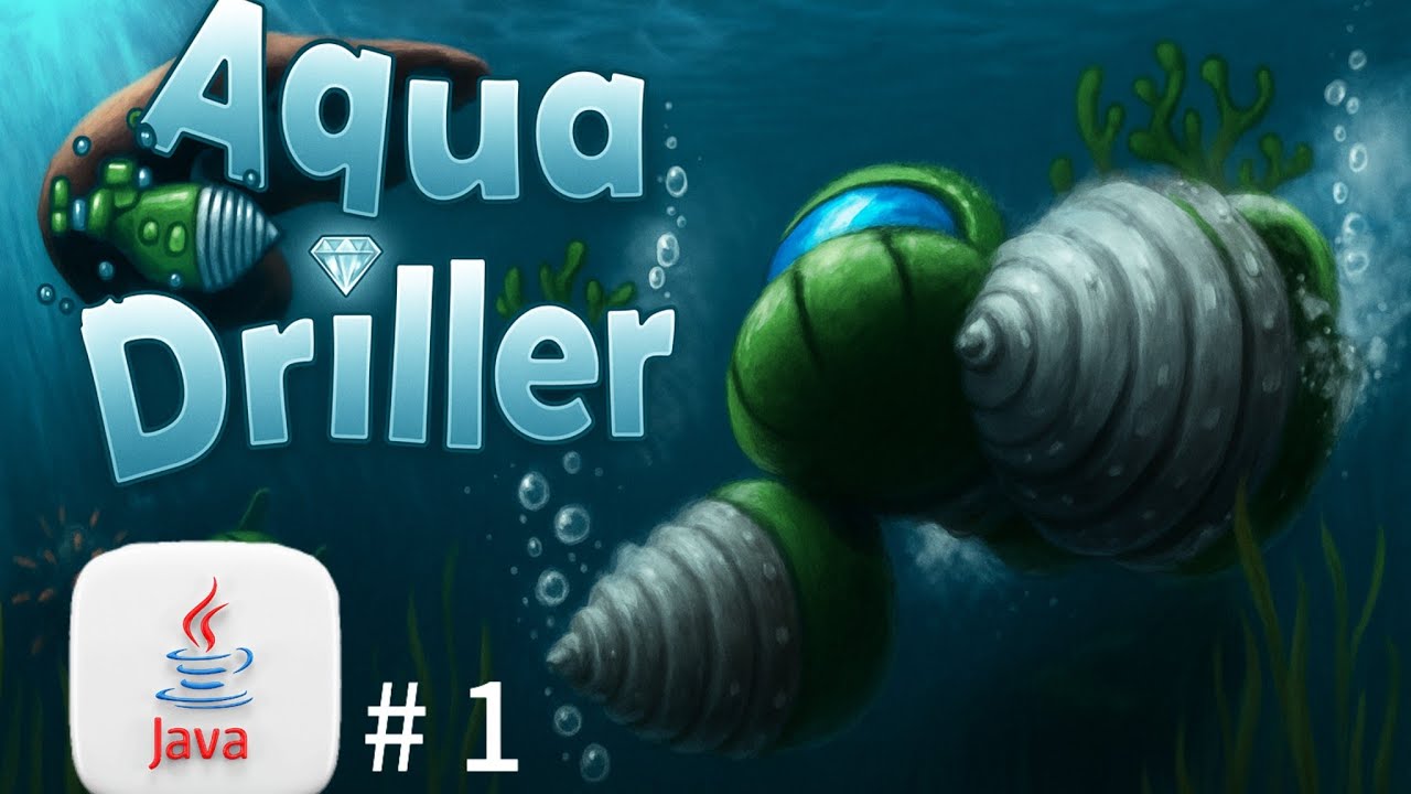 JAVA GAME || Aqua Driller [ FIND ROBOT 1 ] - YouTube
