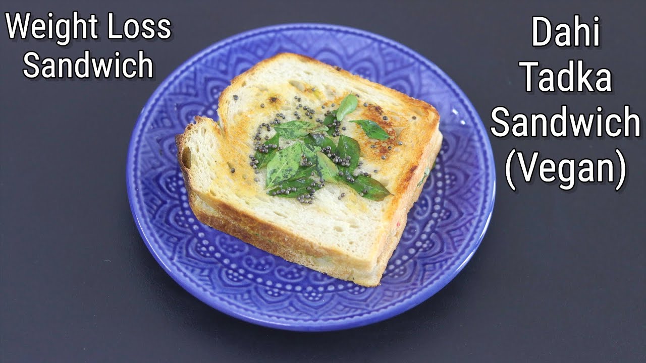 Dahi Tadka Sandwich Recipe - Curd Sandwich - Healthy Sandwich Recipes ...