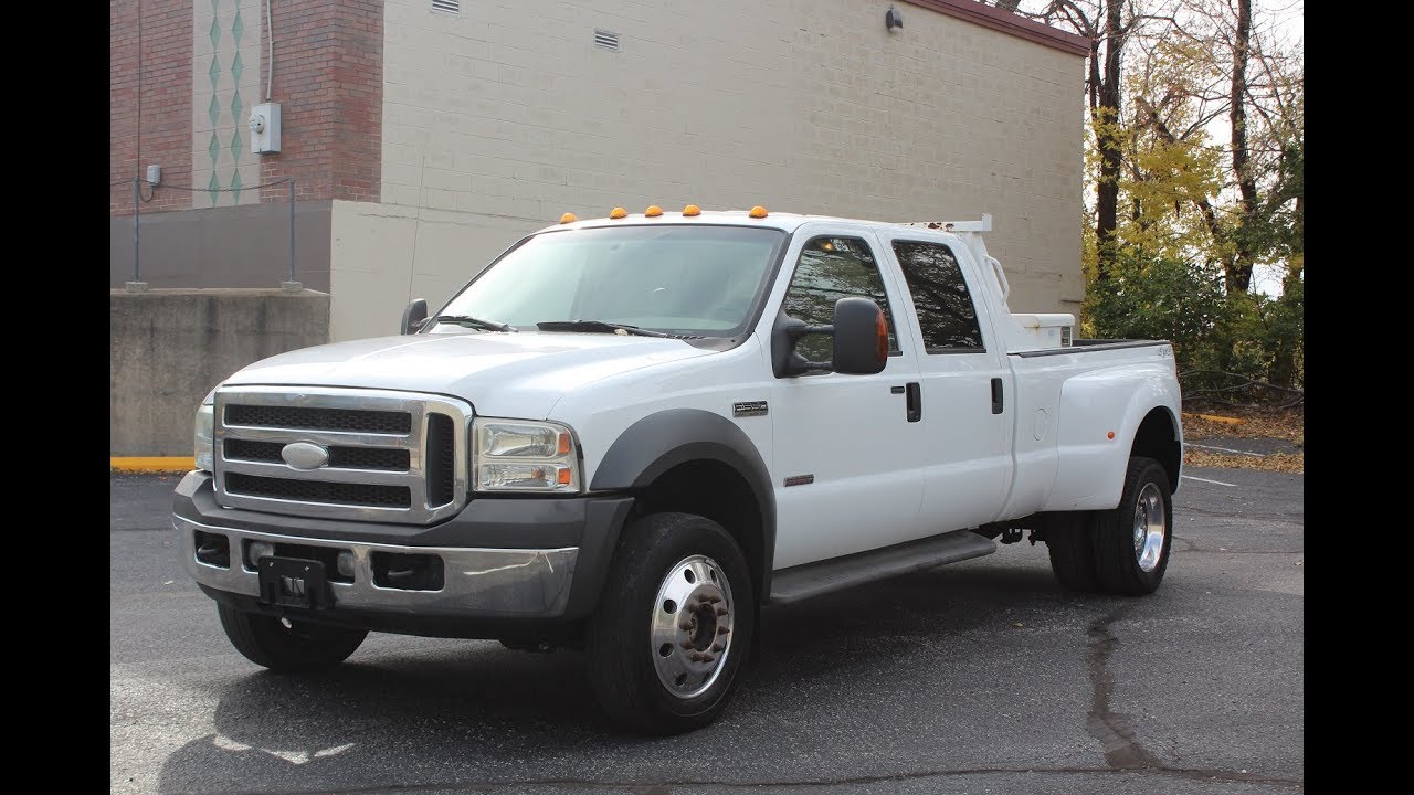 2005 Ford F550 4x4 Lariat Powerstroke Turbo Diesel For sale! Leather, 3 ...