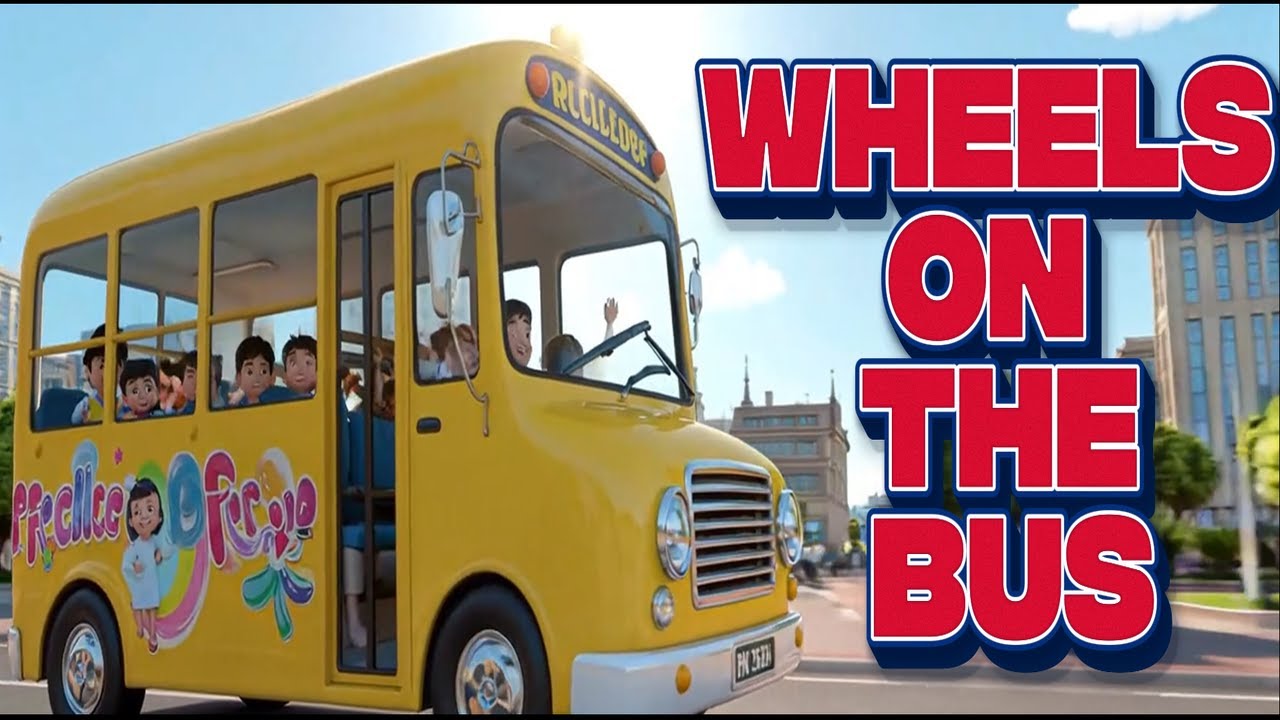 WHEELS ON THE BUS, SPANISH & ENGLISH VERSION. Kids love This Let's ...