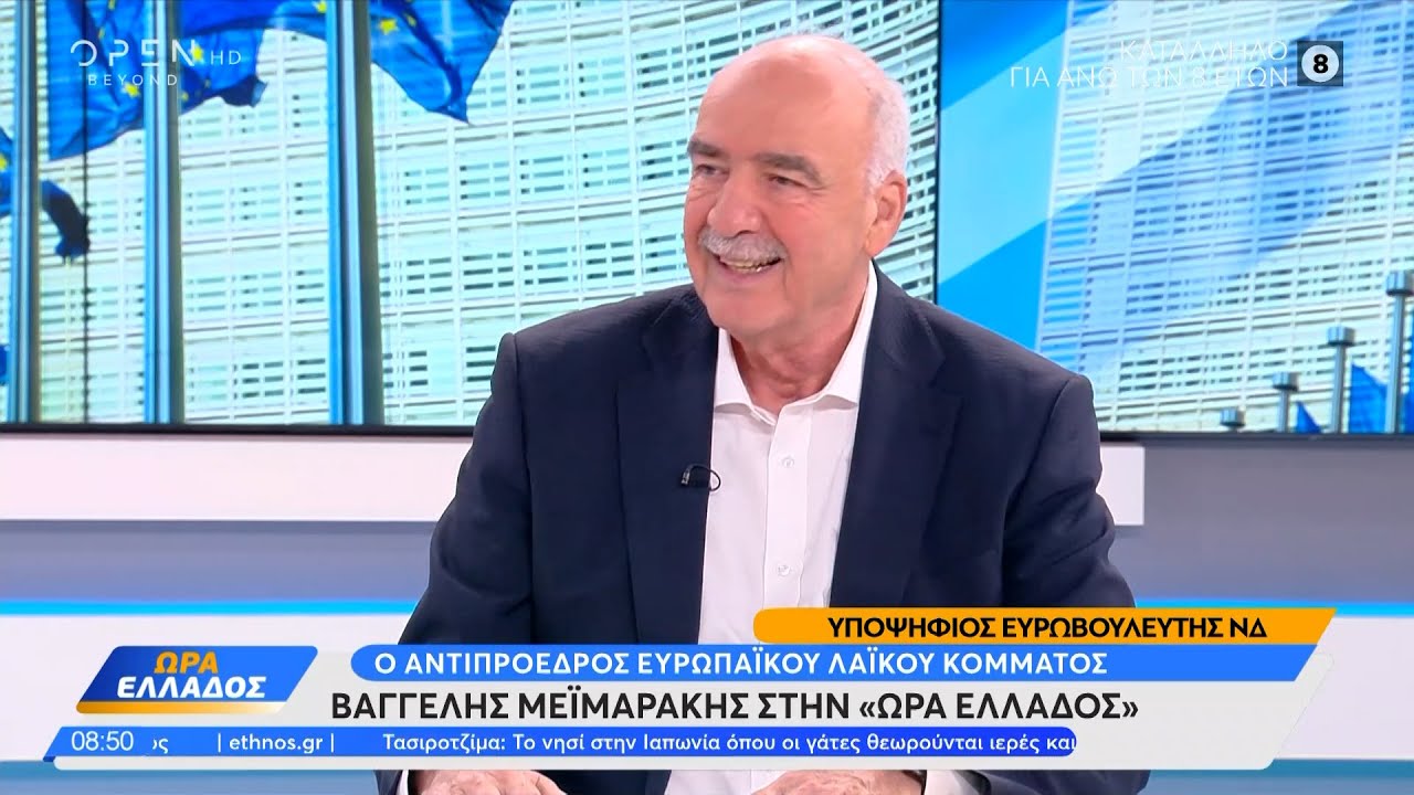 Βαγγέλης Μεϊμαράκης: Είμαι ο μόνος πρώην πρόεδρος που κατεβαίνω στις ...