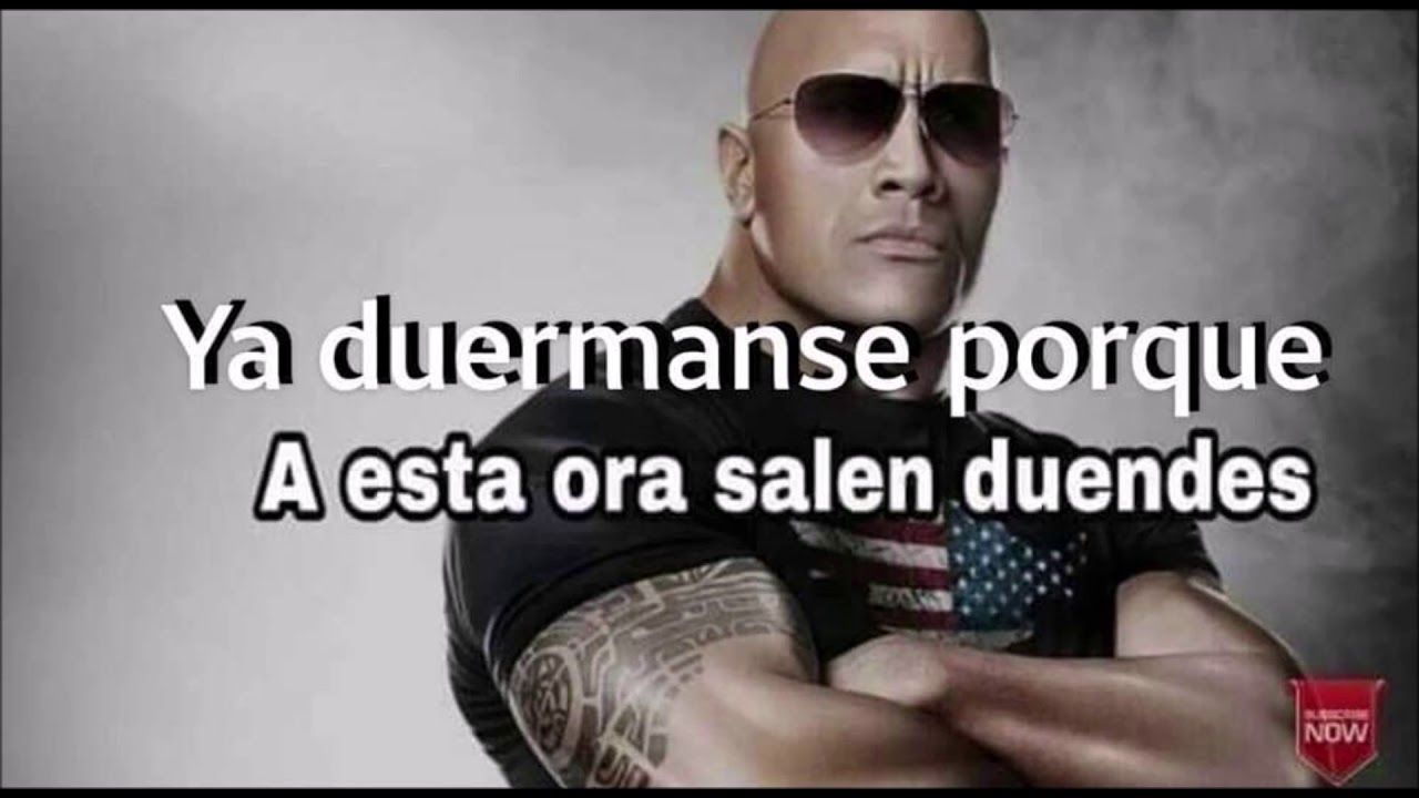 A esta hora salen Duendes - la roca, meme con voz original. - YouTube