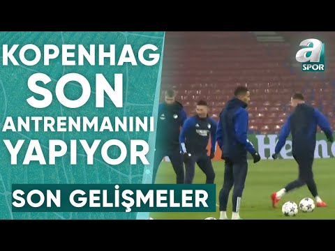 Kopenhag Galatasaray Maçı Öncesi Son Antrenmanını Yapıyor! / A Spor / Spor Gündemi / 11.12.2023