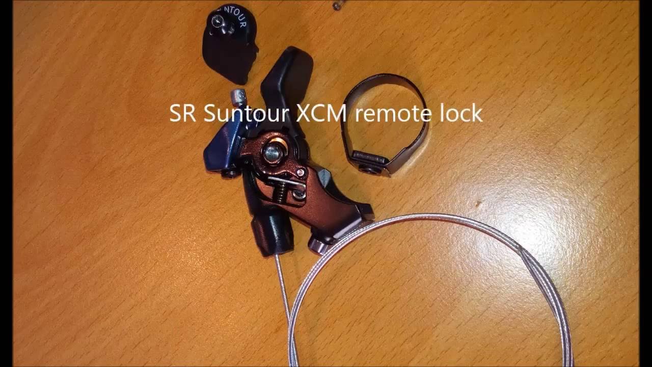 Suntour XCM Fork RSLO remote lock - YouTube