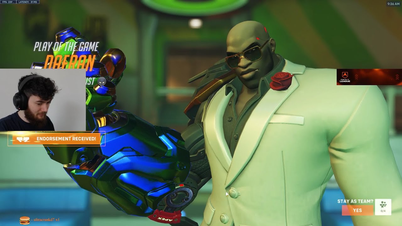 Potg Dafran Doomfist Overwatch 2 Gameplay Season 10 Top 500 Youtube