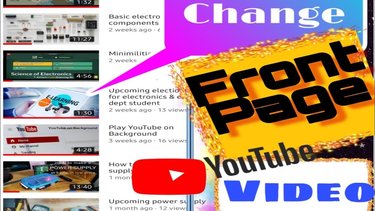 How to add thumbnail/front page on youtube video| |on Android Phone ...