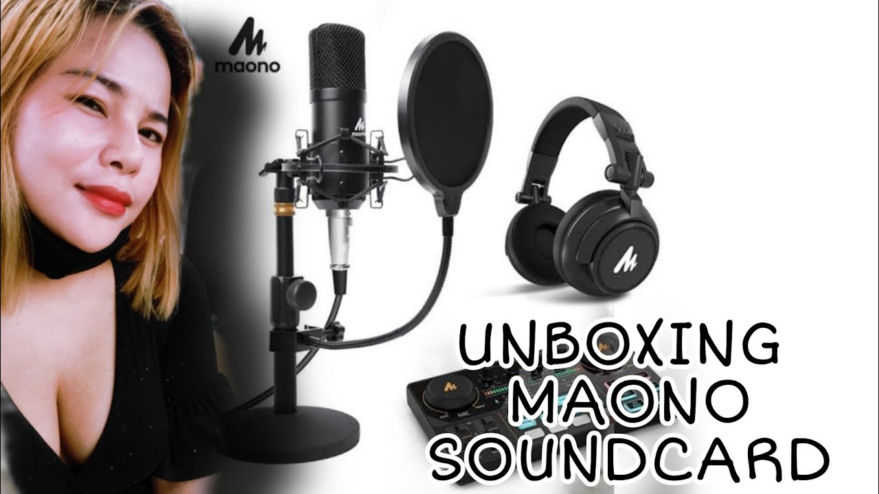 Maono soundcard review/unboxing - YouTube