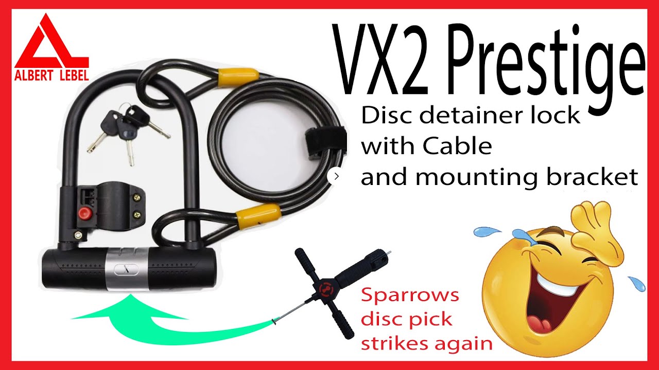[584] VX2 Prestige disc detainer lock slayed with Sparrows disc pick ...