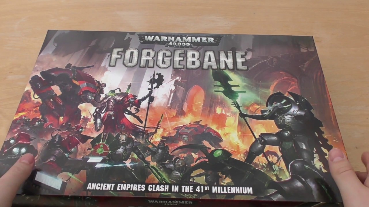 FORGEBANE - Unboxing (WH40K) - YouTube