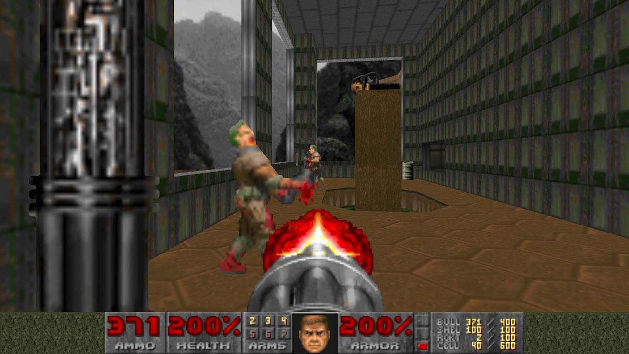 Прохождение Ultimate Doom E1M2 Nuclear Plant 100% UV - YouTube