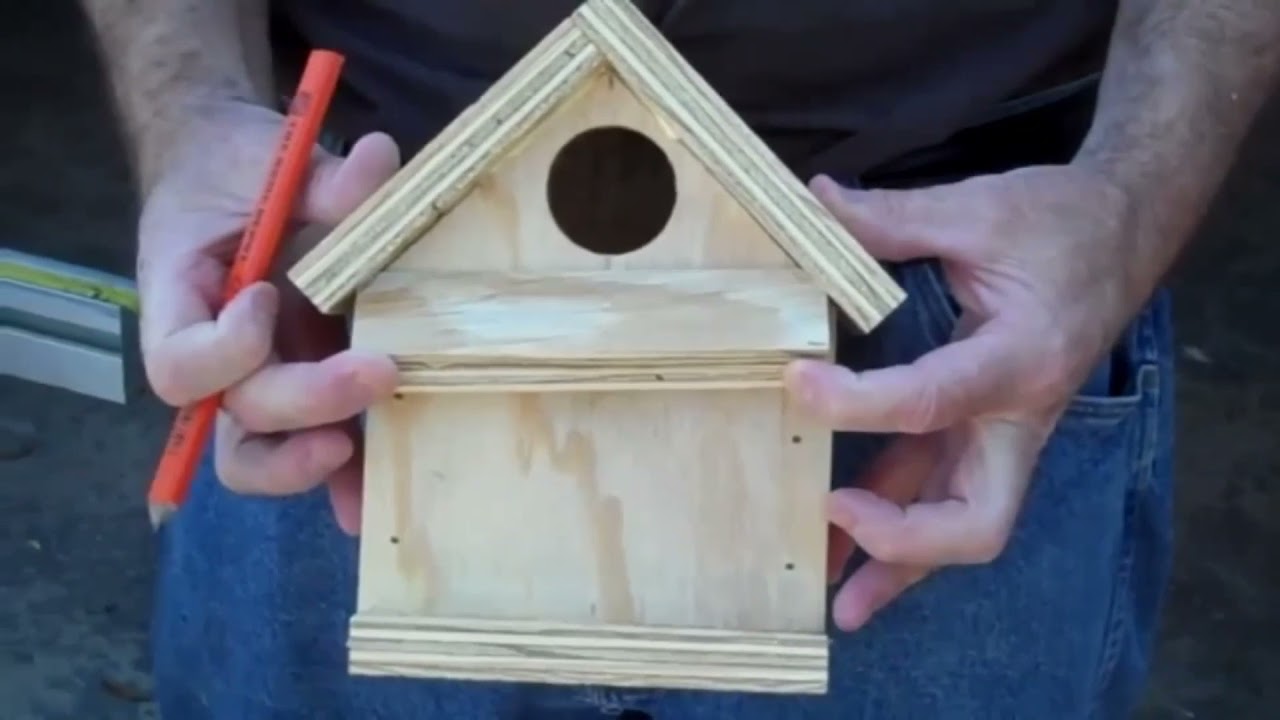 How to build bird houses. How to add trim and how to make windows and ...