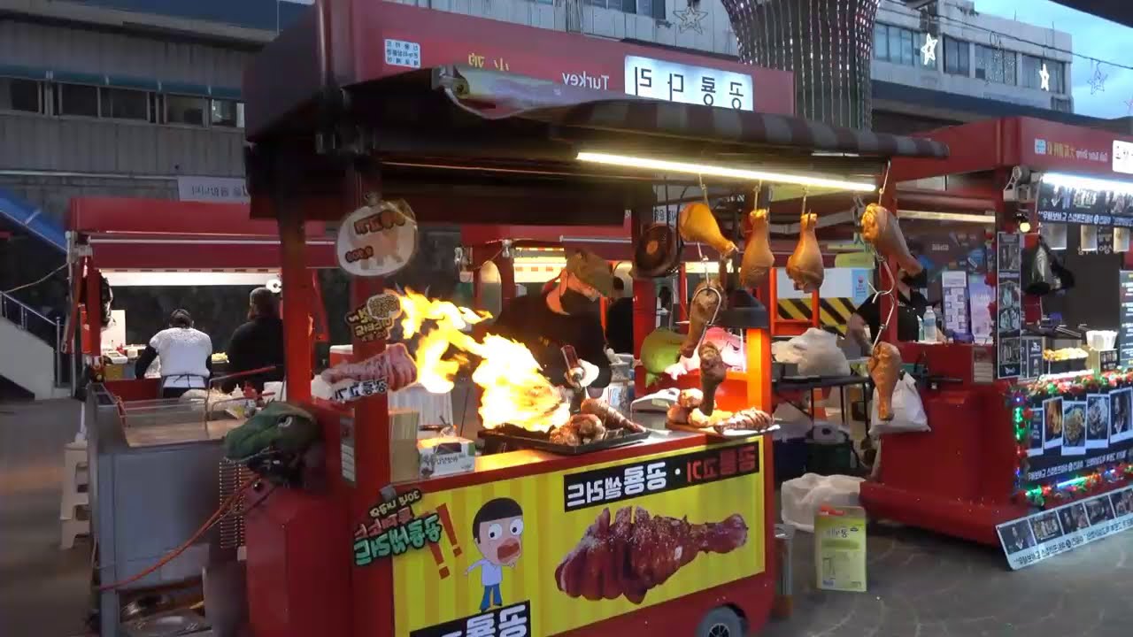 Grilled And Fried Dinosaur Meat_Street FOOD TV - YouTube