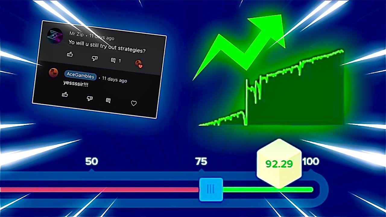 FAN Showed Me VERY RISKY Stake Dice Strategy!! - YouTube