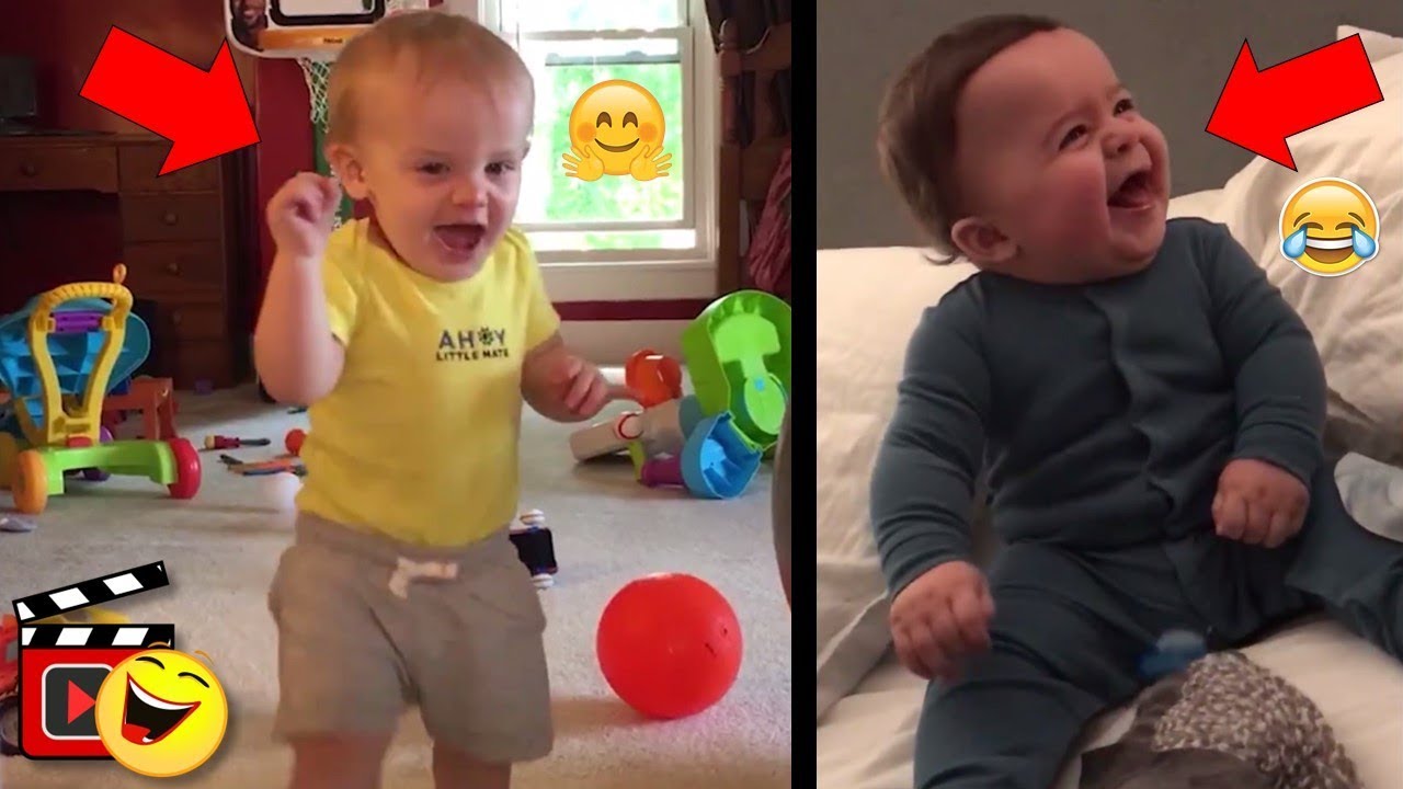 RISAS DE BEBÉS: MUY GRACIOSAS Y DIVERTIDAS - YouTube