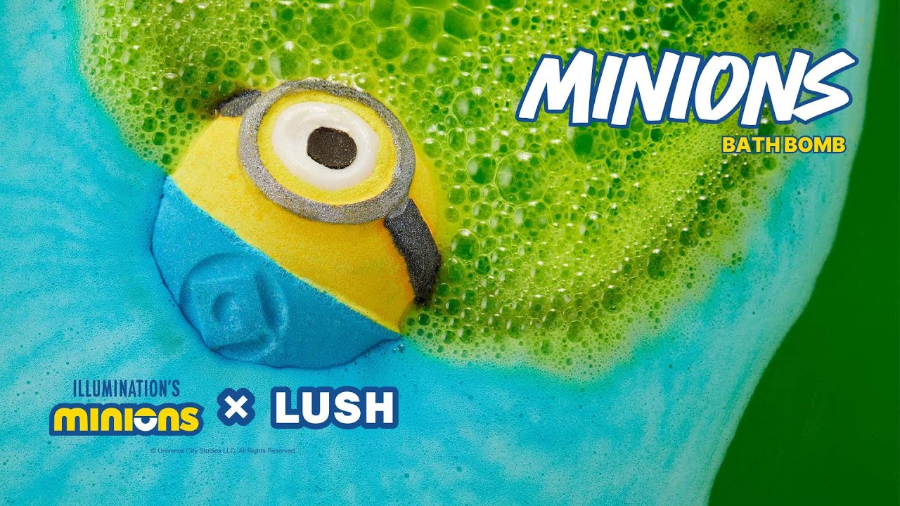 Minions Bath Bomb : Minions x LUSH - YouTube