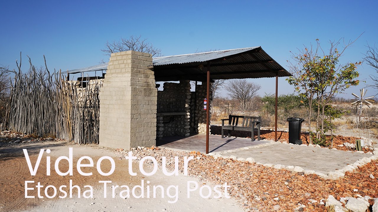 Taleni Trading Post camping Etosha National Park Namibia - YouTube