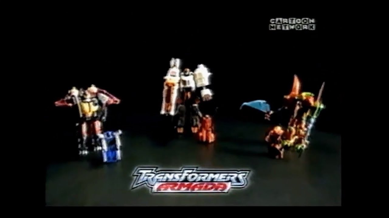 Transformers Armada Rhinox, Hoist and Terrorsaur UK Commercial - YouTube