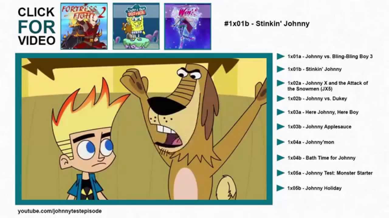 Johnny Test - 3x01b - Stinkin' Johnny| HD - YouTube