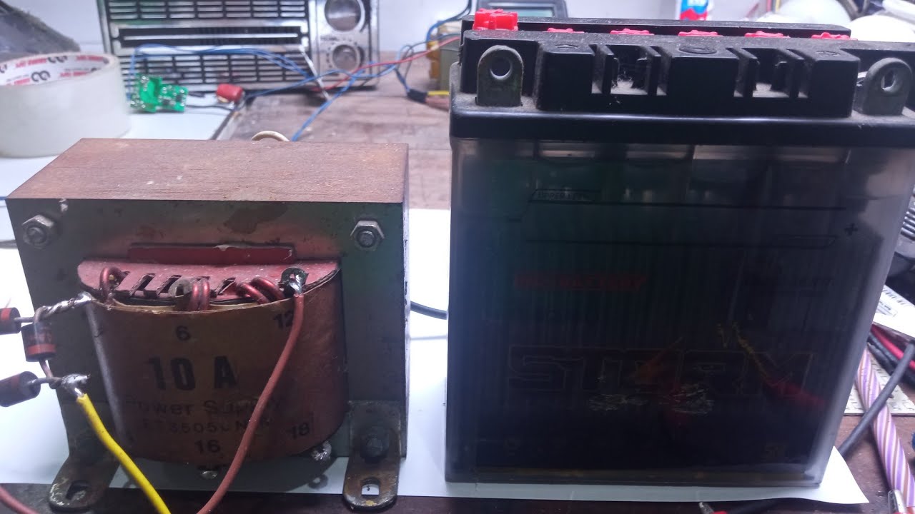 Cara membuat charger setrum akki motor dan mobil 10 Ampere. - YouTube