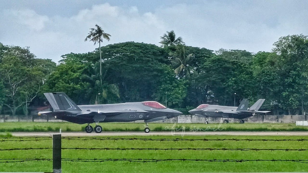 RAAF F-35A Lightning II Running In & Landing At Butterworth🇲🇾 - YouTube