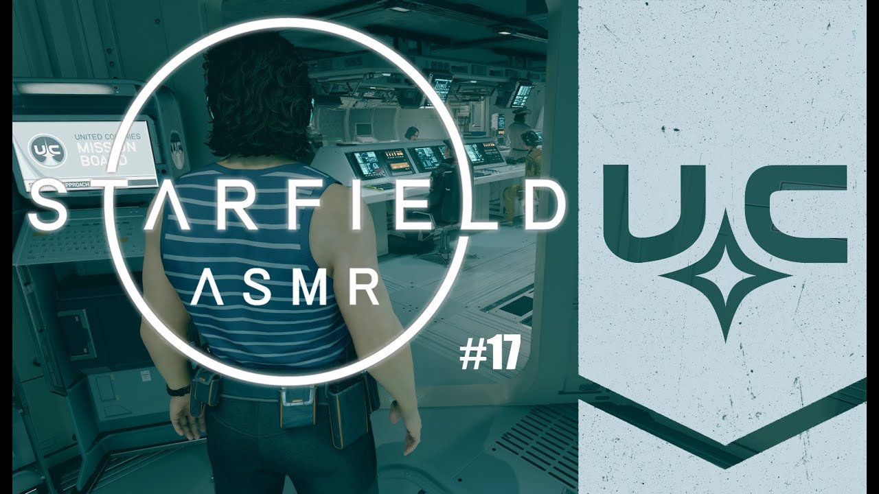 [ASMR] Relaxing Whisper | Starfield Gameplay 17 🚀 UC Citizen Quests ...
