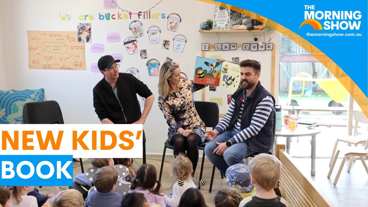 Brisbane breakfast radio show hosts publish children's book - YouTube