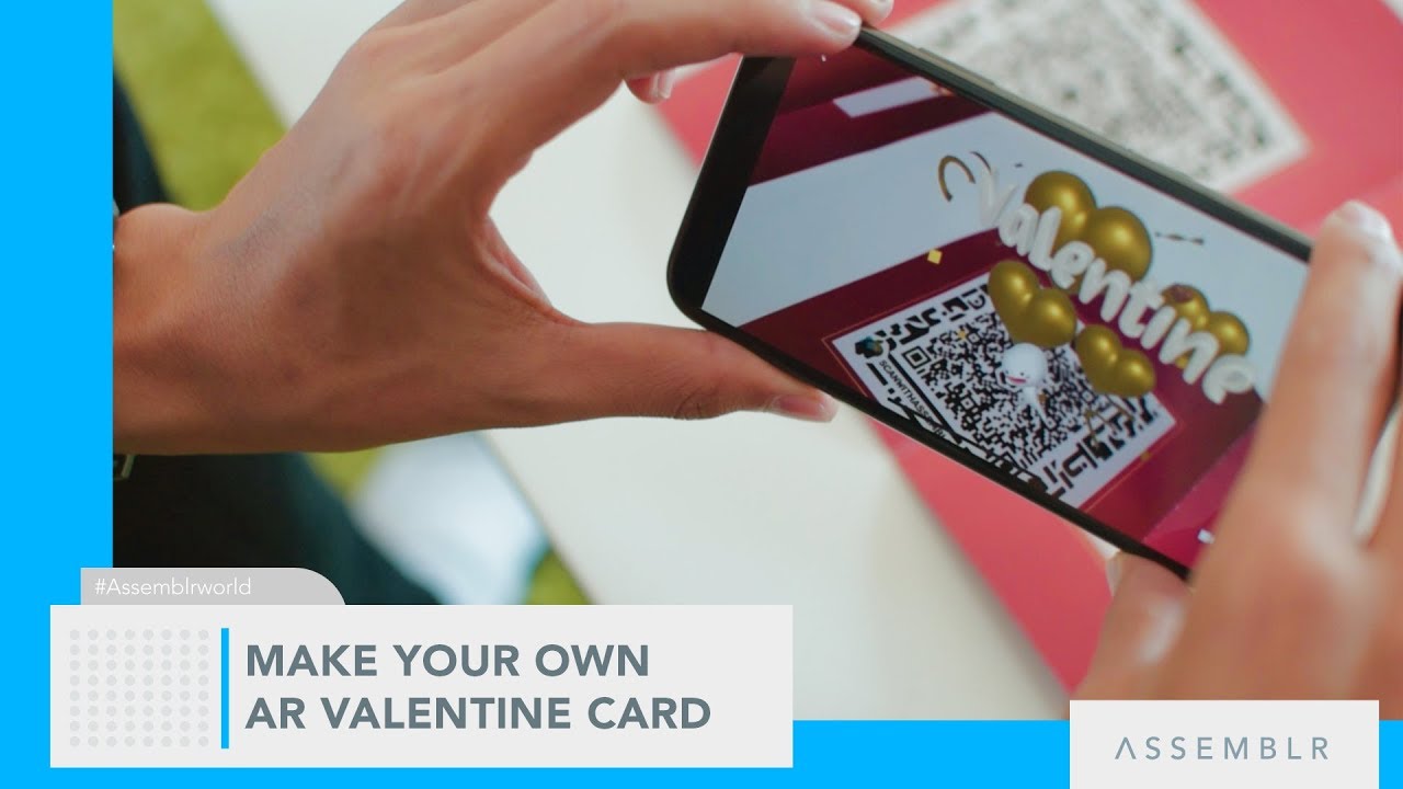 MAKE YOUR OWN AR VALENTINE CARD! : Assemblr - YouTube