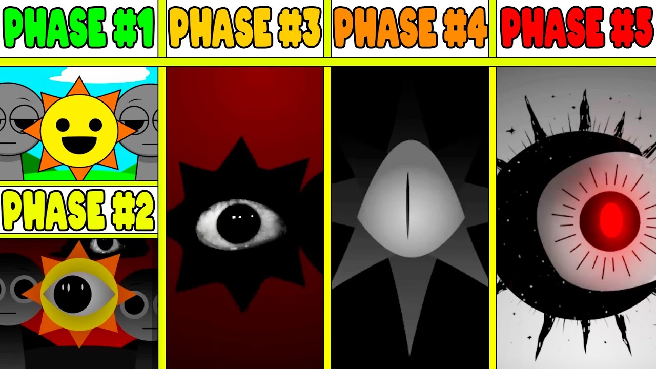 Phase 1 VS Phase 2 VS Phase 3 VS Phase 4 VS Phase 5 in Incredibox ...