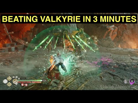 EASY WAY to Kill Valkyrie Queen Gna in Under 3 Minutes [God of War Ragnarok]