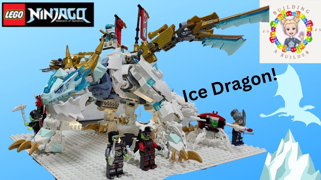 Zane's Ice Dragon Creature (71786) - LEGO Ninjago - YouTube