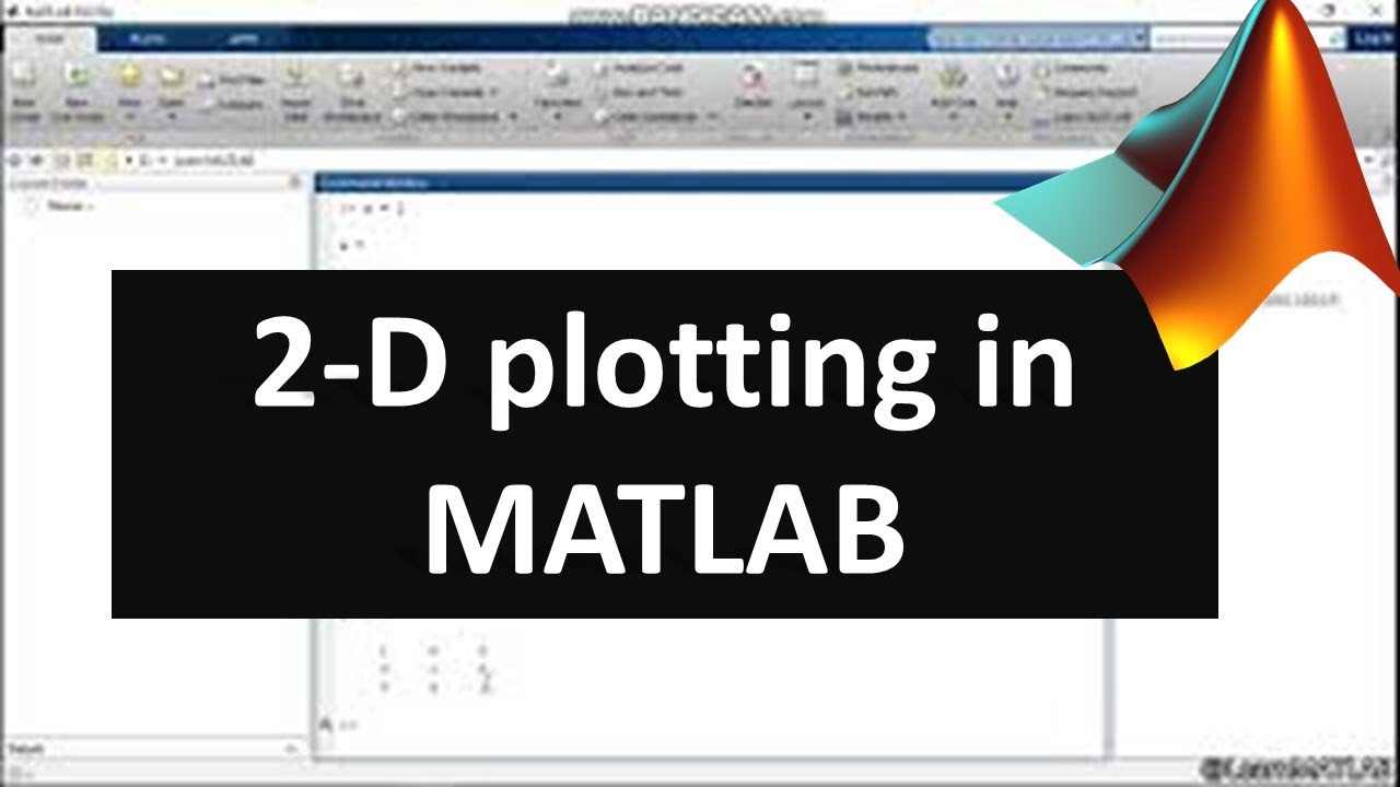 2-D plot in MATLAB | Introduction to MATLAB | Chapter 9 - YouTube