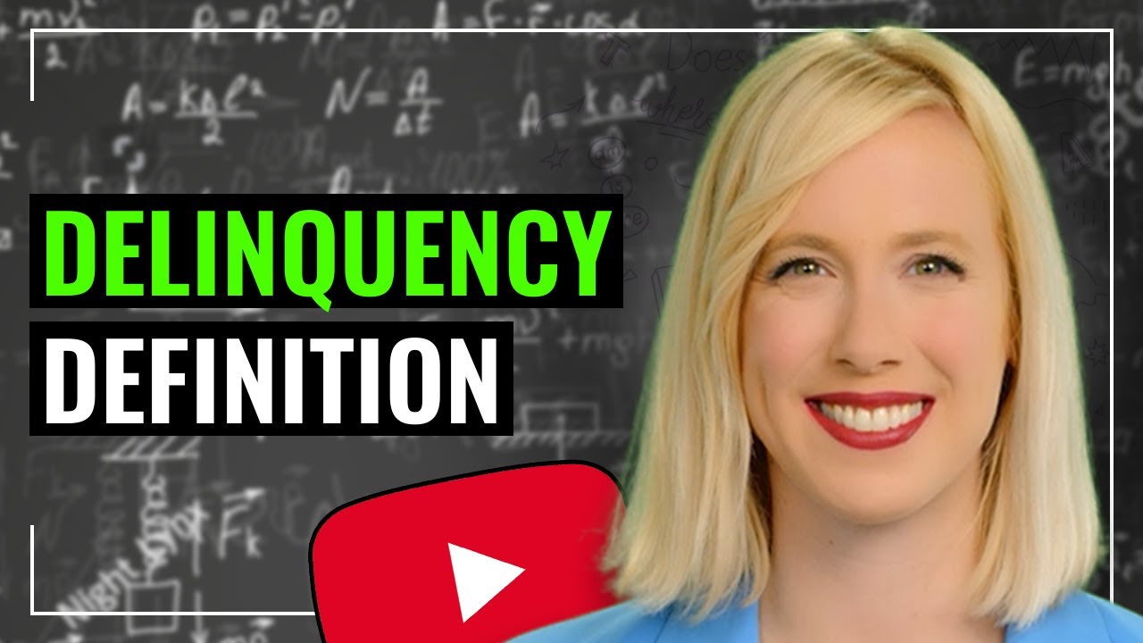 DELINQUENCY: What is its meaning and usage of it? - YouTube