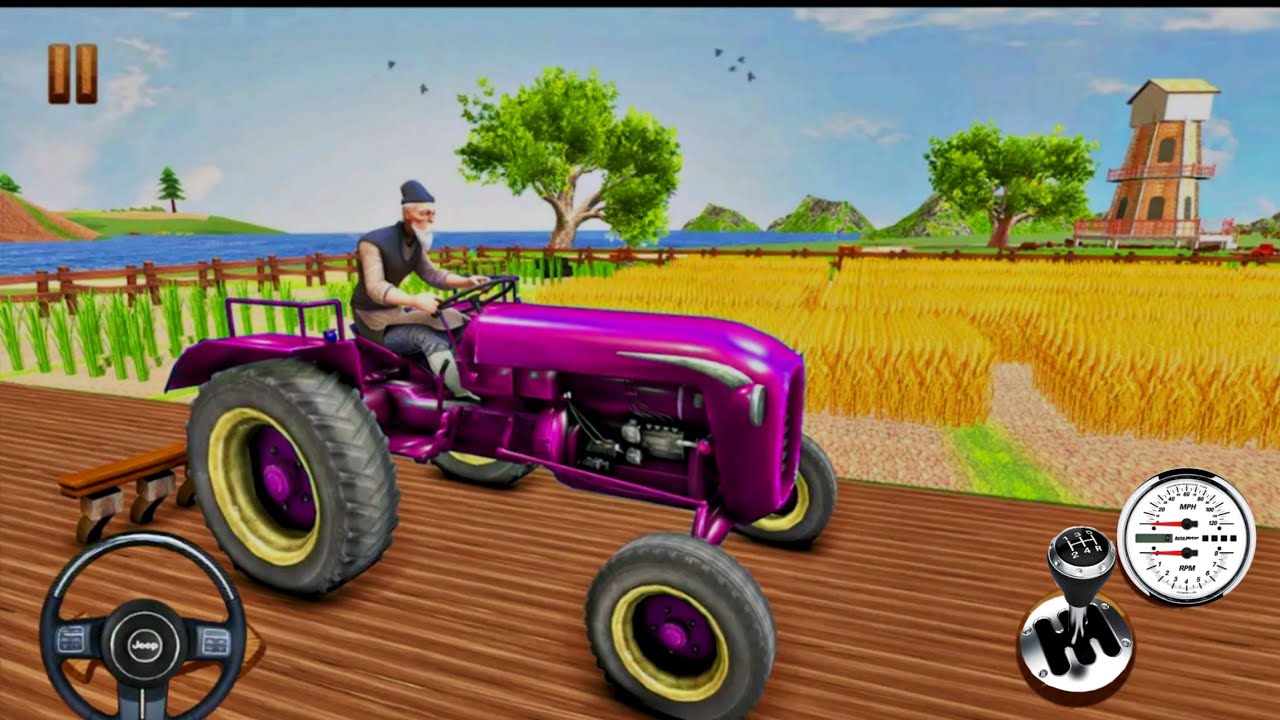 Real Farming Simulator 23 ! Tractor Farming Simulator Gameplay Video ...