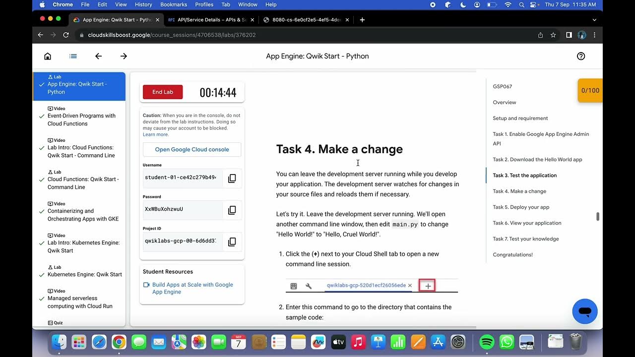 App Engine: Qwik Start - Python || #GSP067|| Google Cloud Study Jam - YouTube