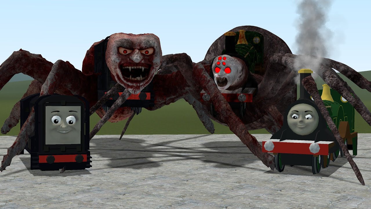 NEW CURSED DIESEL AND EMILY THE TRAINS In Garry's Mod! (Thomas and ...