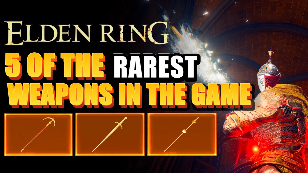5 of the RAREST WEAPONS! Do you have these yet #eldenring - YouTube