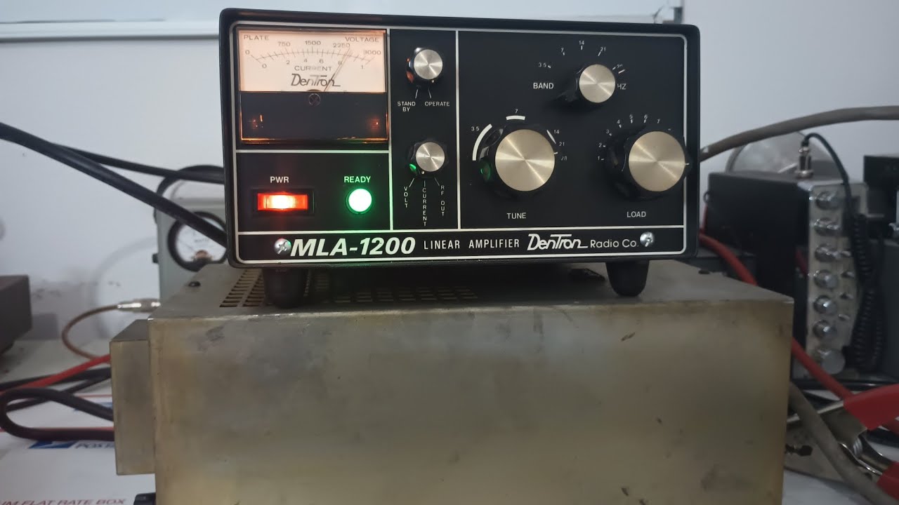 Dentron MLA1200, Base Amplifier - YouTube