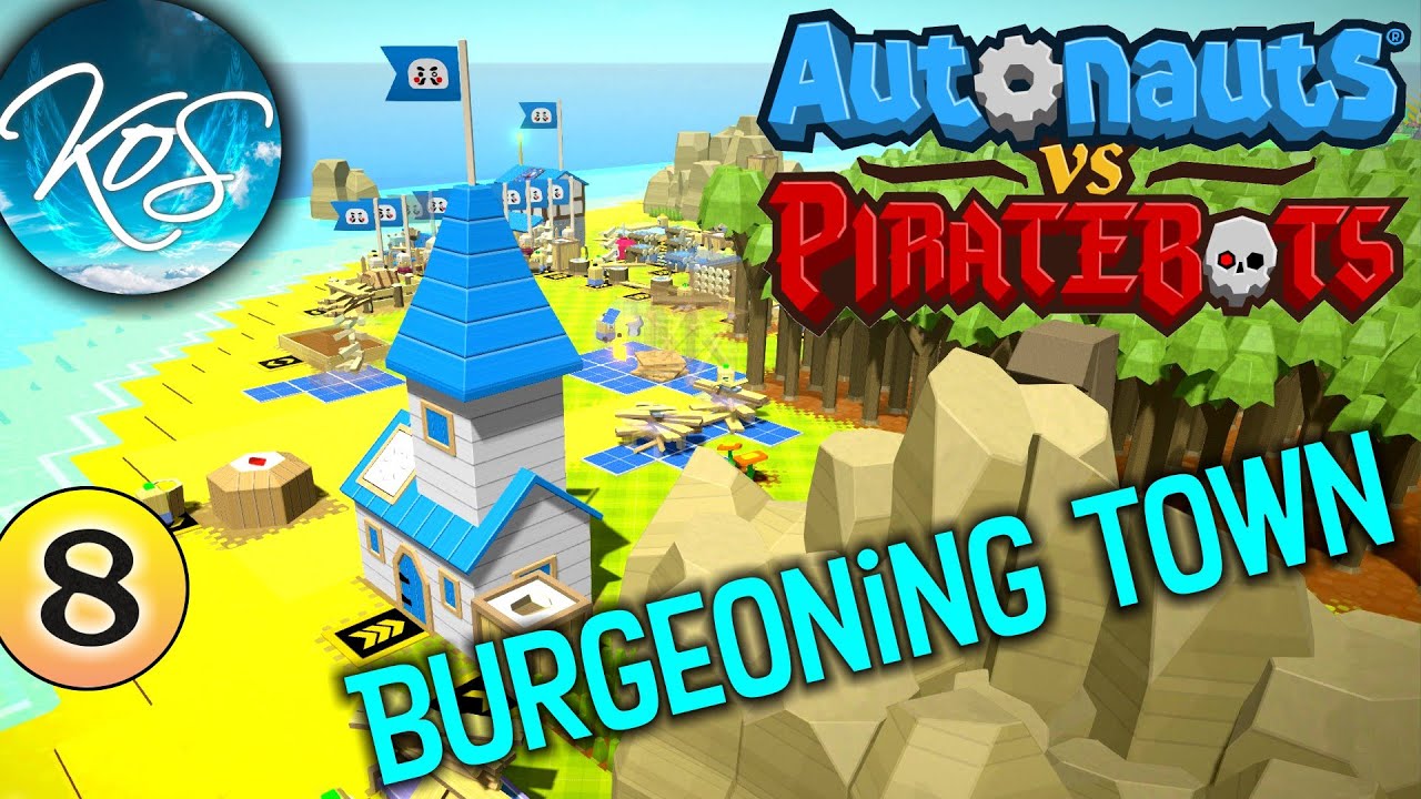 Autonauts vs Piratebots 8 - PIRATE DEFEATS!! - Factory Game ...
